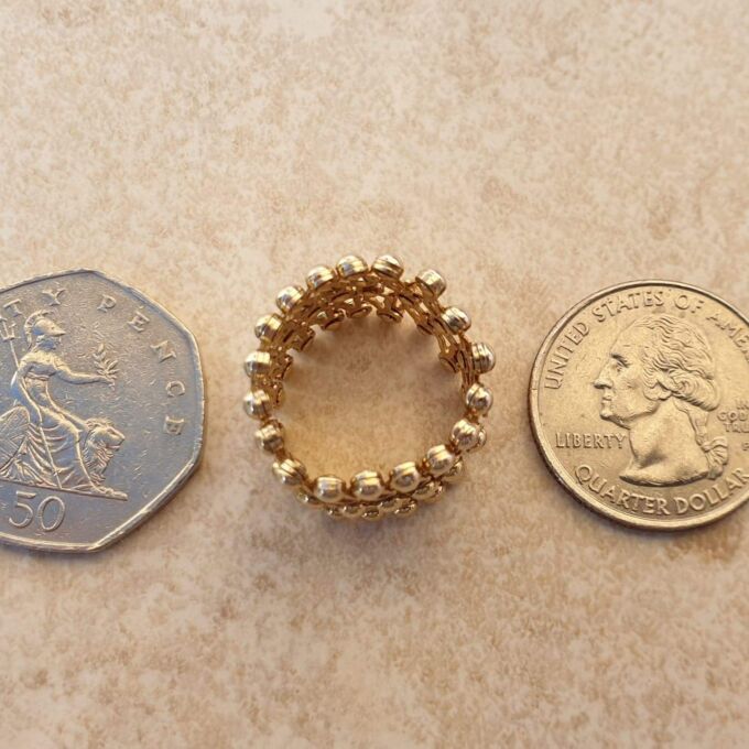 Expanding Ring in 9ct Gold, fits almost anyone! - Gems Afire - Vintage ...