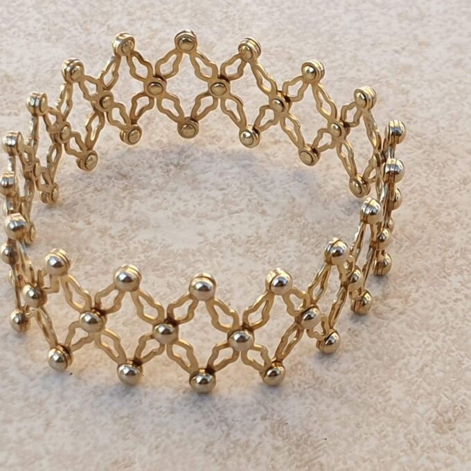 Expanding Ring in 9ct Gold, fits almost anyone! - Gems Afire - Vintage ...