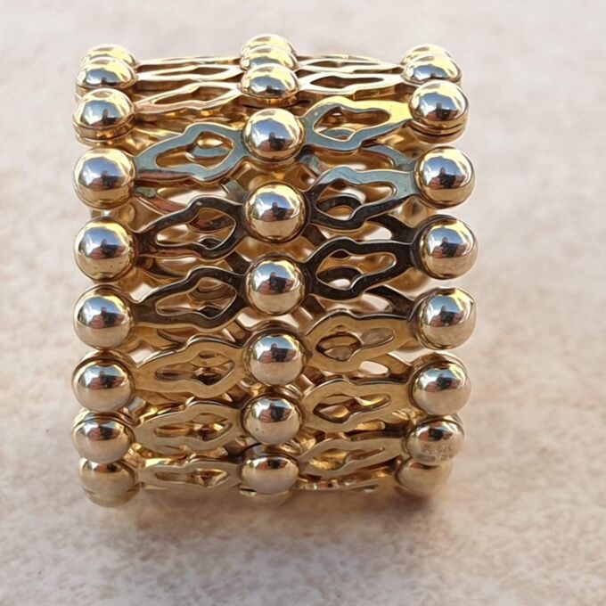 Expanding Ring in 9ct Gold, fits almost anyone! - Gems Afire - Vintage ...