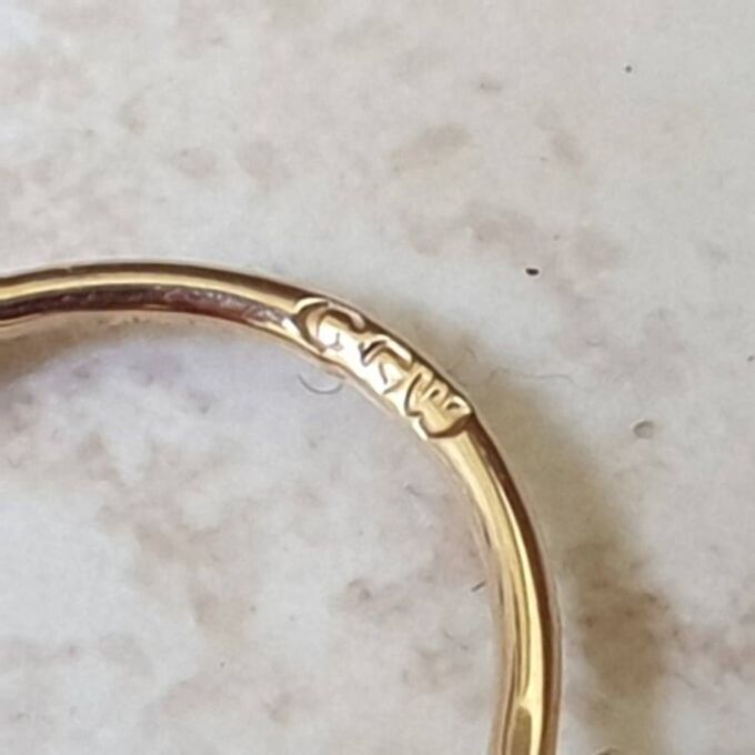 Gypsy Creole Hoop Earrings in 9ct Gold - Gems Afire - Vintage Jewellery UK
