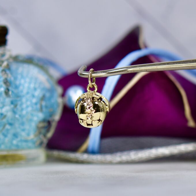 Masonic Orb Pendant in 9ct Gold - Gems Afire - Vintage Jewellery UK